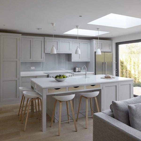 Claygate - Handleless Painted Shaker Kitchen - Higham Furniture