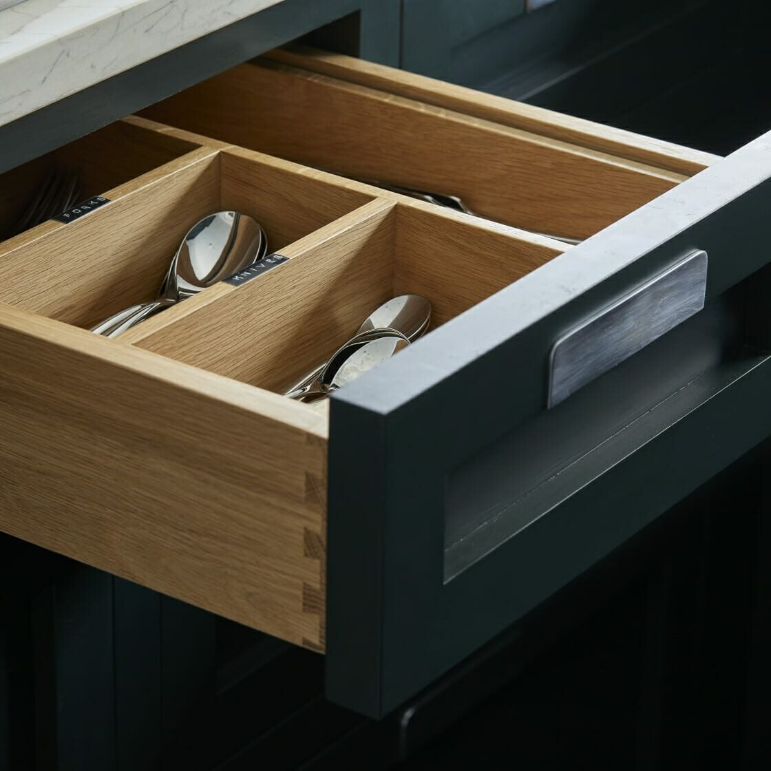 Chelsea - Contemporary Inset Handle Kitchen - Higham Furniture